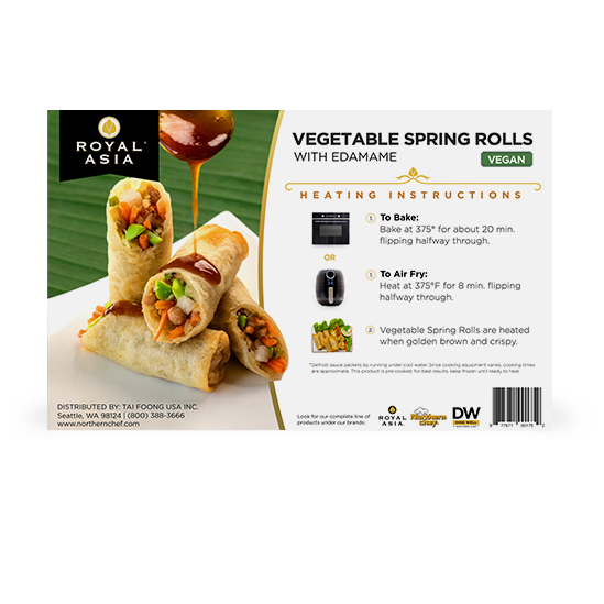 Royal Asia Vegetable Spring Rolls | All-Natural Veggie Rolls